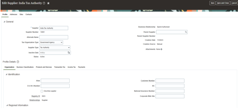 How to Set Up and Configure Withholding Tax (TDS) in Oracle Fusion ...